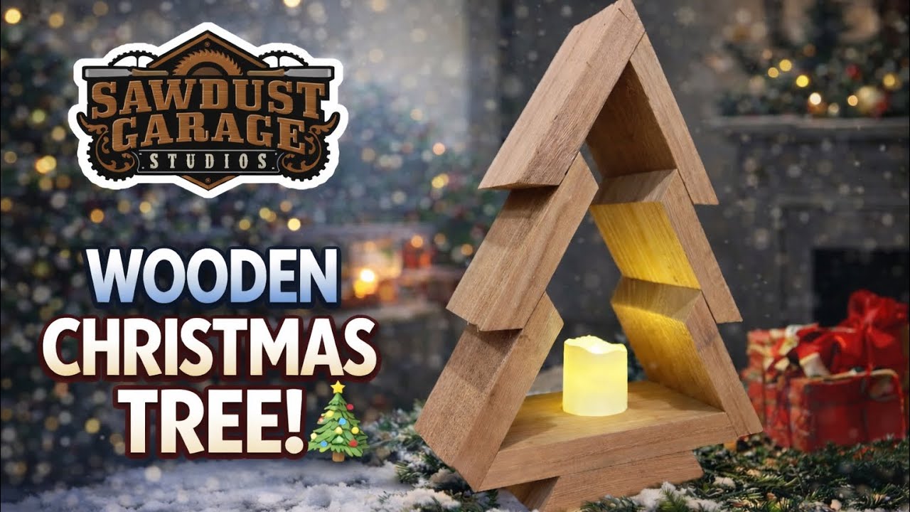 Diy Wooden Christmas Tree How To Build Youtube