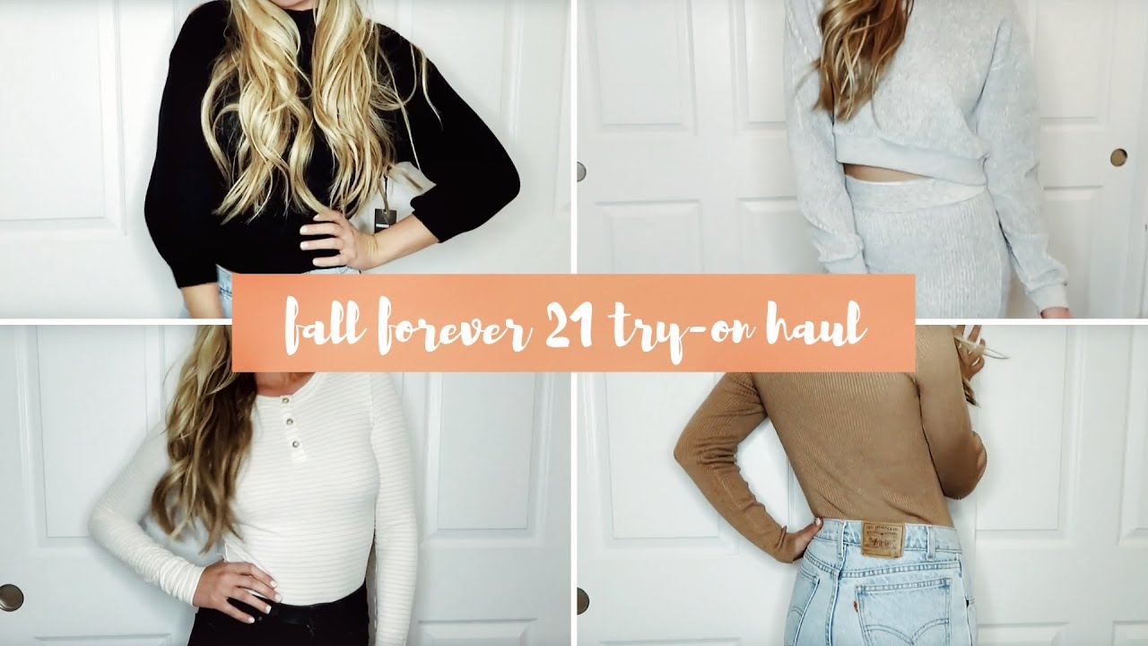 Fall Forever 21 Try On Haul Youtube
