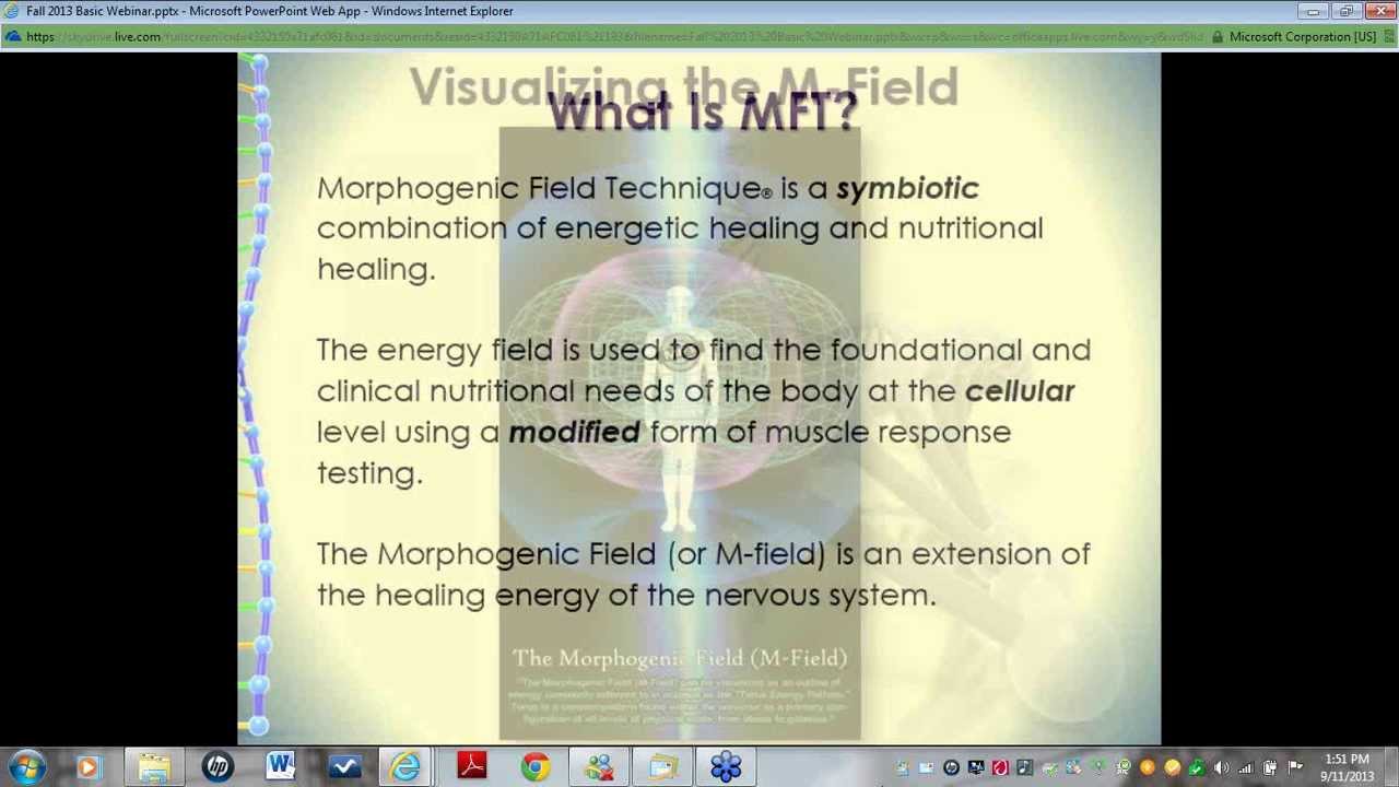 Introduction To Morphogenic Field Technique Cellular Level Youtube