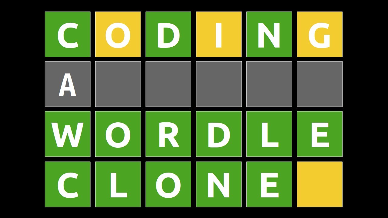 Episode 50 Coding A Wordle Clone In Javascript Youtube