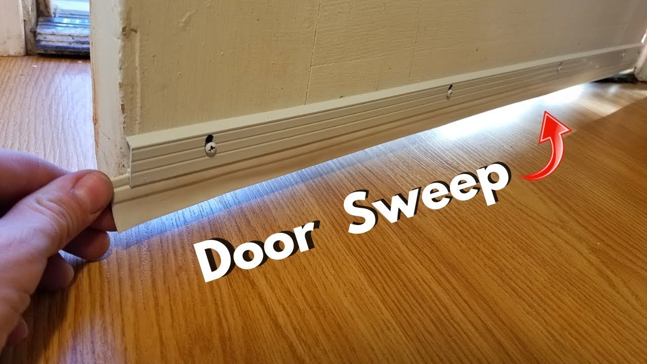 Installing A Door Sweep Seal Gap Keep Drafts Bugs Out Jonny Diy