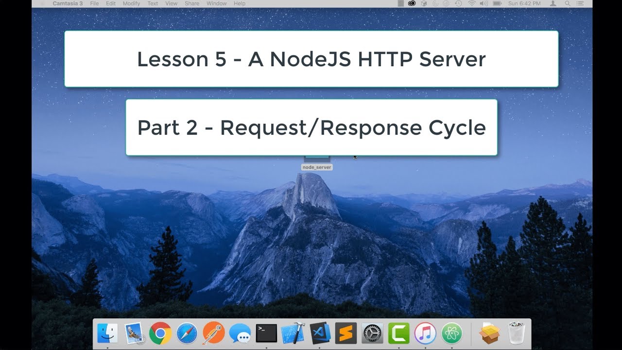 Request Response Cycle With A Nodejs Server Youtube