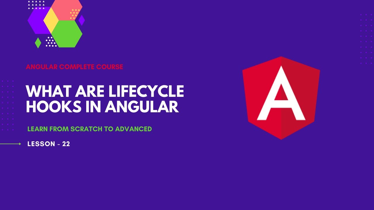 22 What Are Lifecycle Hooks In Angular Youtube