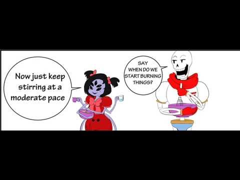 Undertale Comic Dub Cooking With Muffet Youtube