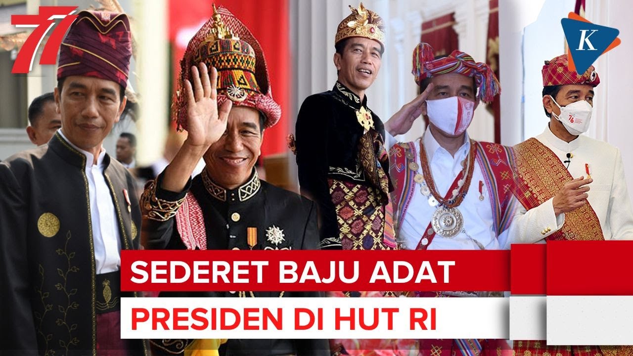 Lengkap Baju Adat Presiden Jokowi Saat Upacara Hut Ri Dari Tahun Ke