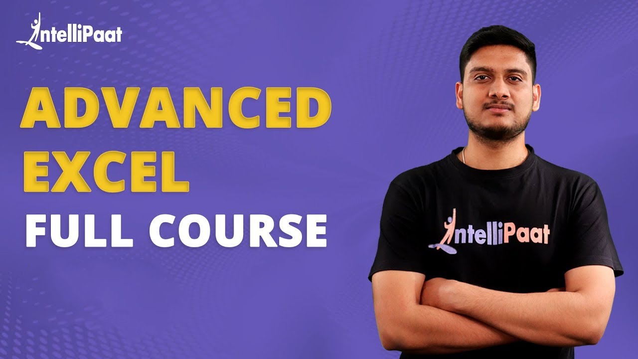 Advanced Excel Full Course Excel Tutorial For Beginners Excel