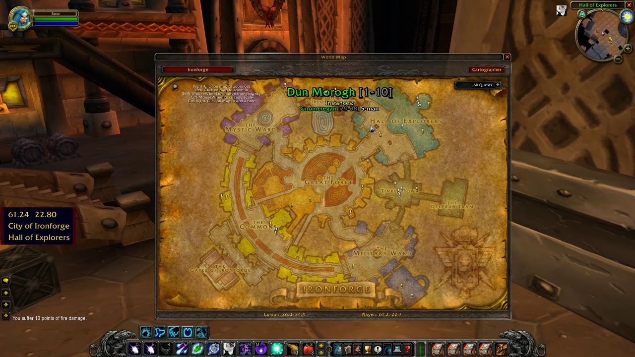 Ironforge Dust Of Decay Vendor Location Wow Classic Youtube