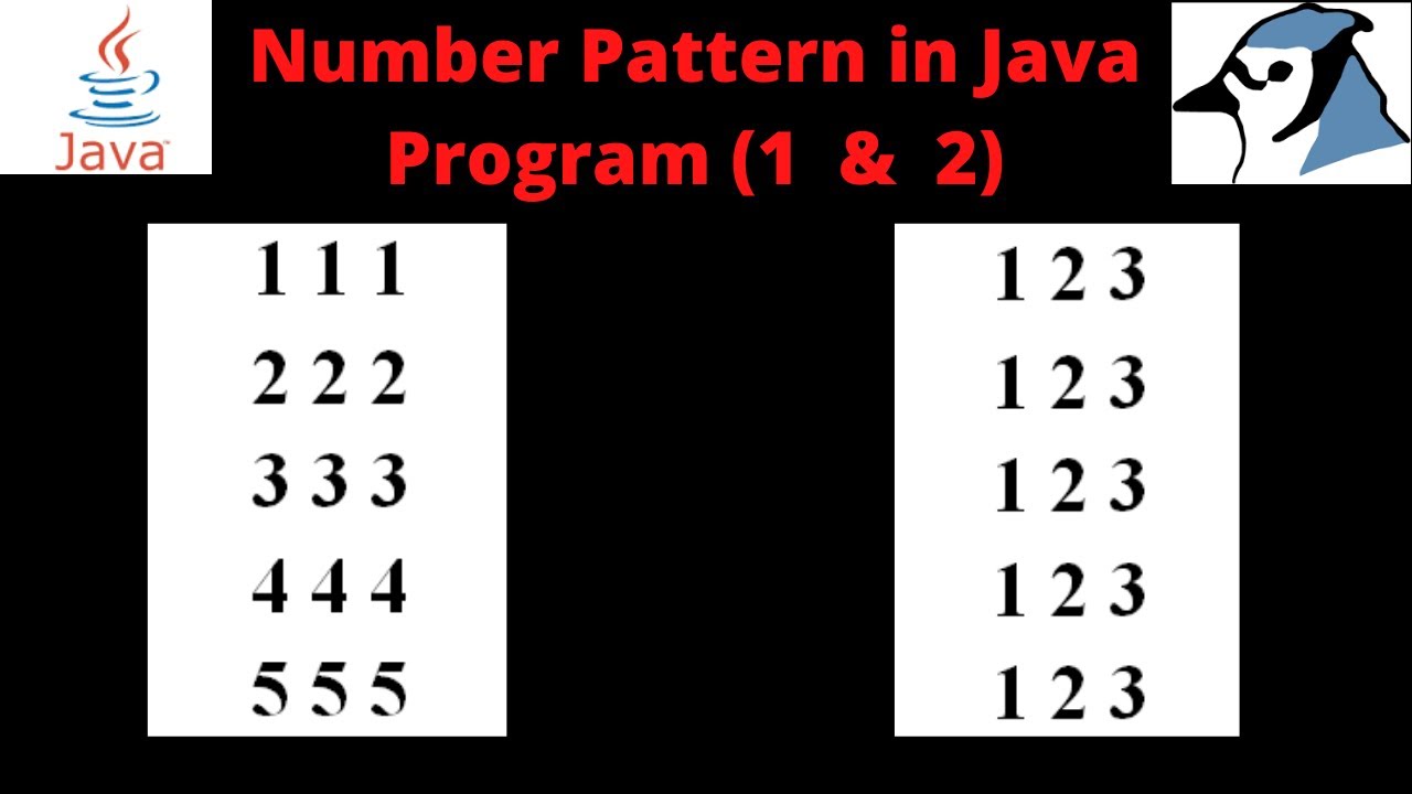 Number Pattern 1 2 Program Logic In Java By Piyush Sir Youtube