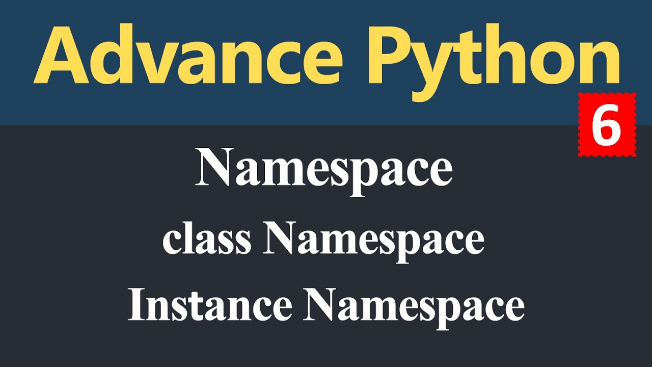 Namespace In Python Hindi Youtube