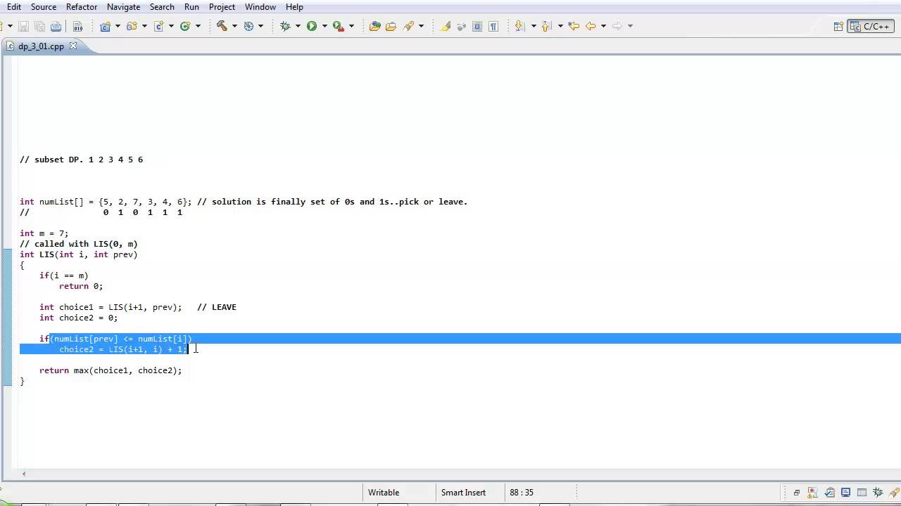 Dynamic Programming Subset Style Arabic Youtube
