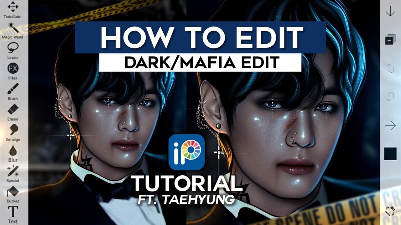 How To Edit Dark Mafia Edit Tutorial Ibispaintx Tutorial 26 Ft