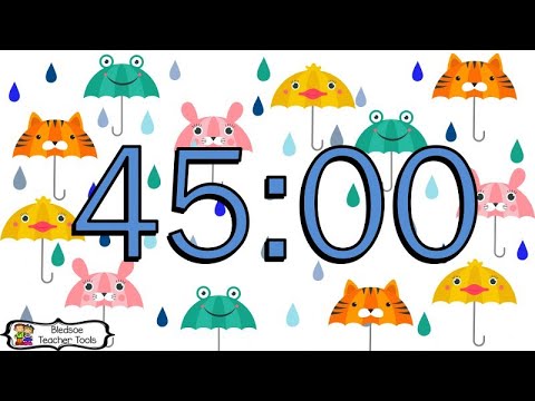 Spring Umbrella Timer With Music 45 Minute Timer Youtube