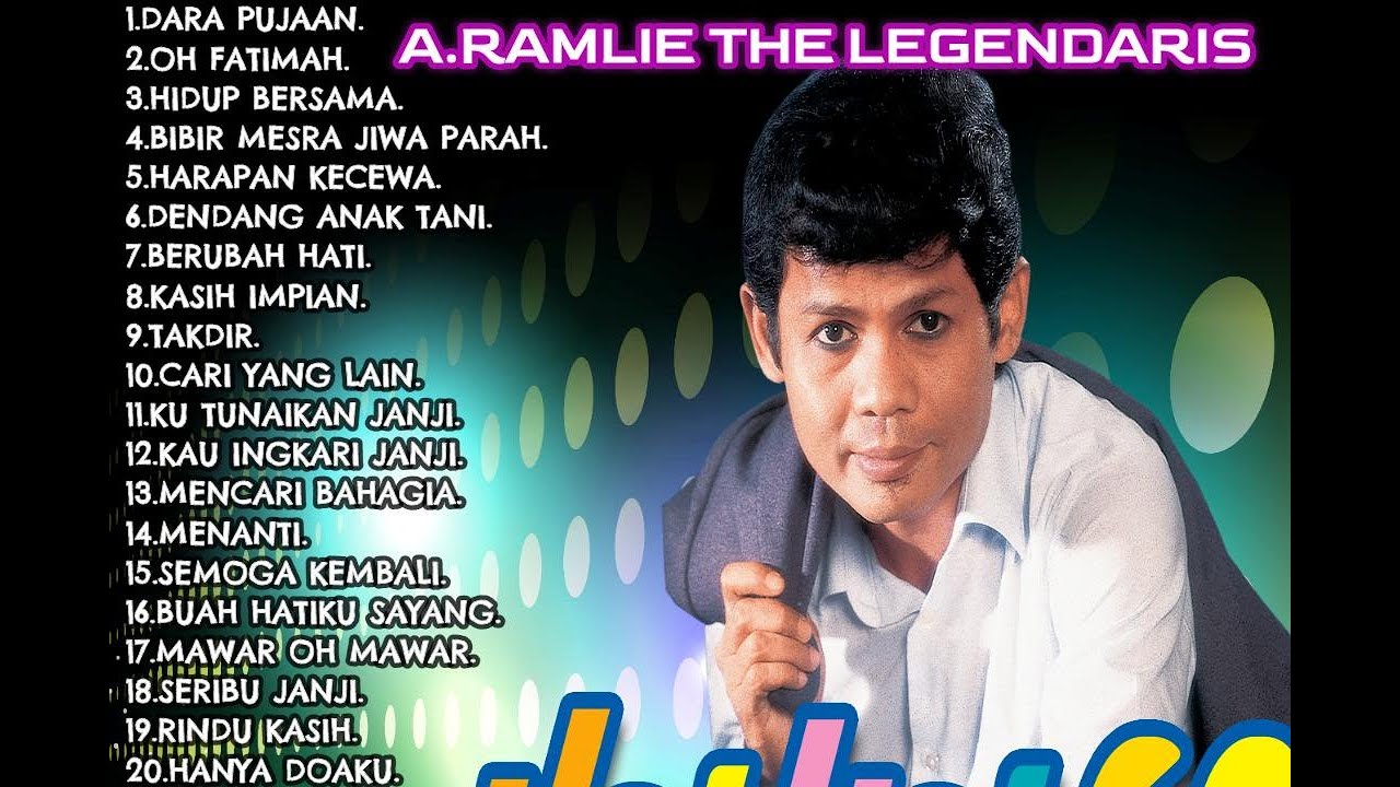 Lirik Video 60an A Ramlie The Legendaris Youtube Music