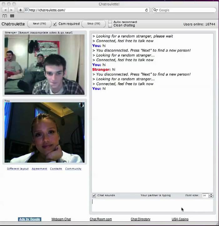 Jessica Alba On Chatroulette Youtube