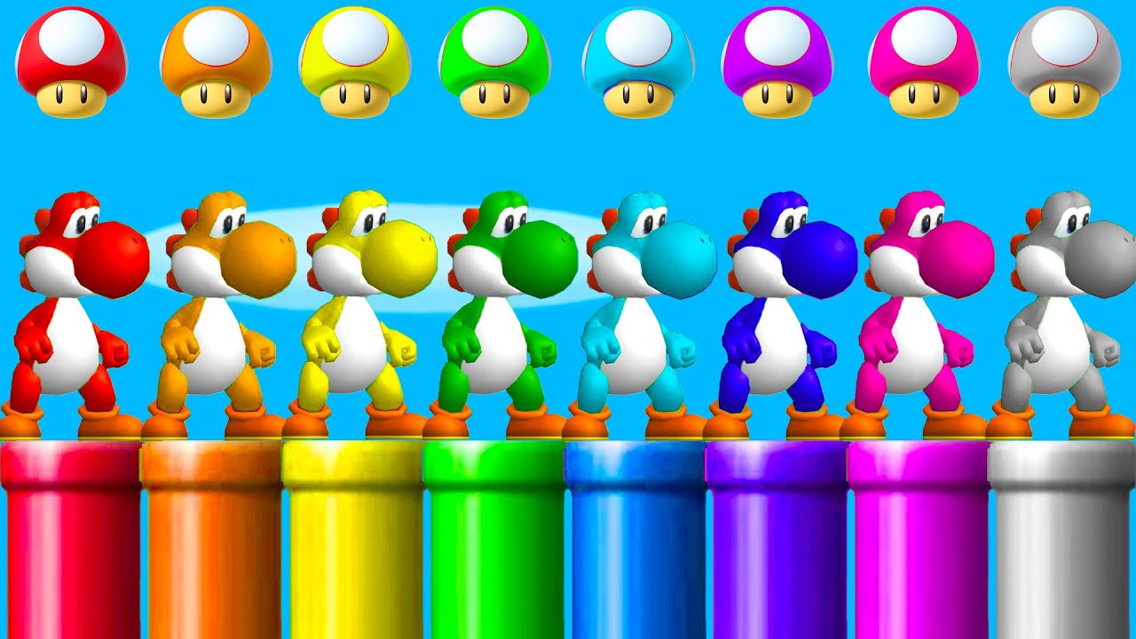 All Yoshi Colors Yoshi Species Yoshi Wiki Fandom