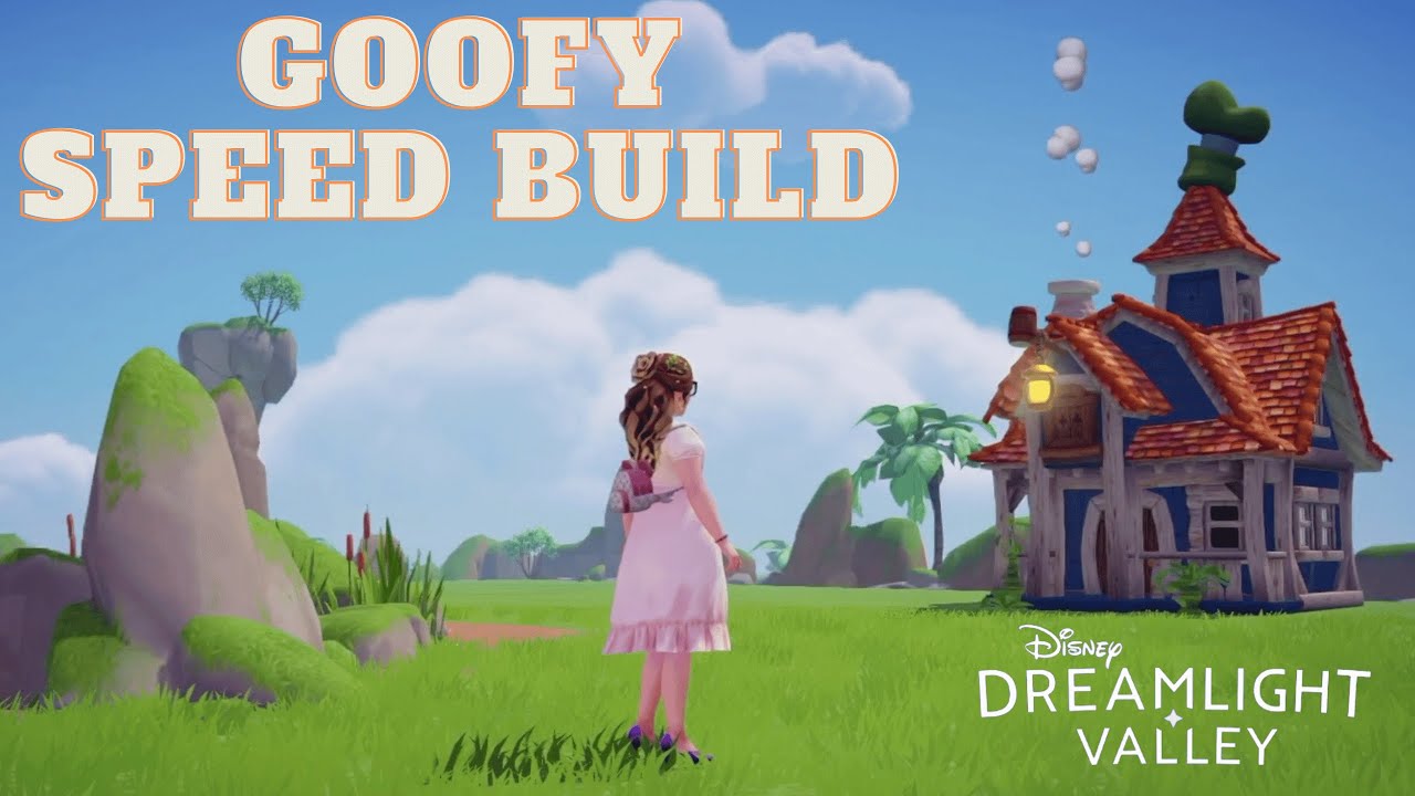 Goofy Speed Build Disney Dreamlight Valley Youtube
