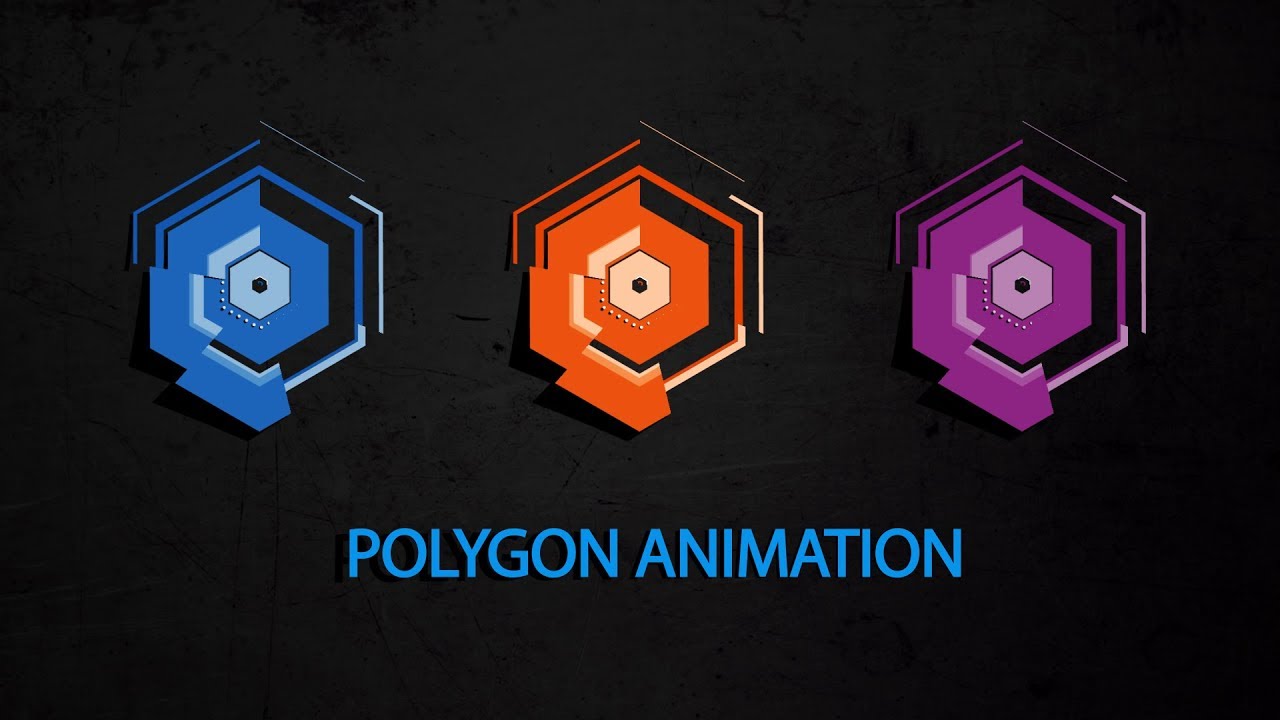 Animated Polygon After Effect Tutorial Minimal Logo Youtube