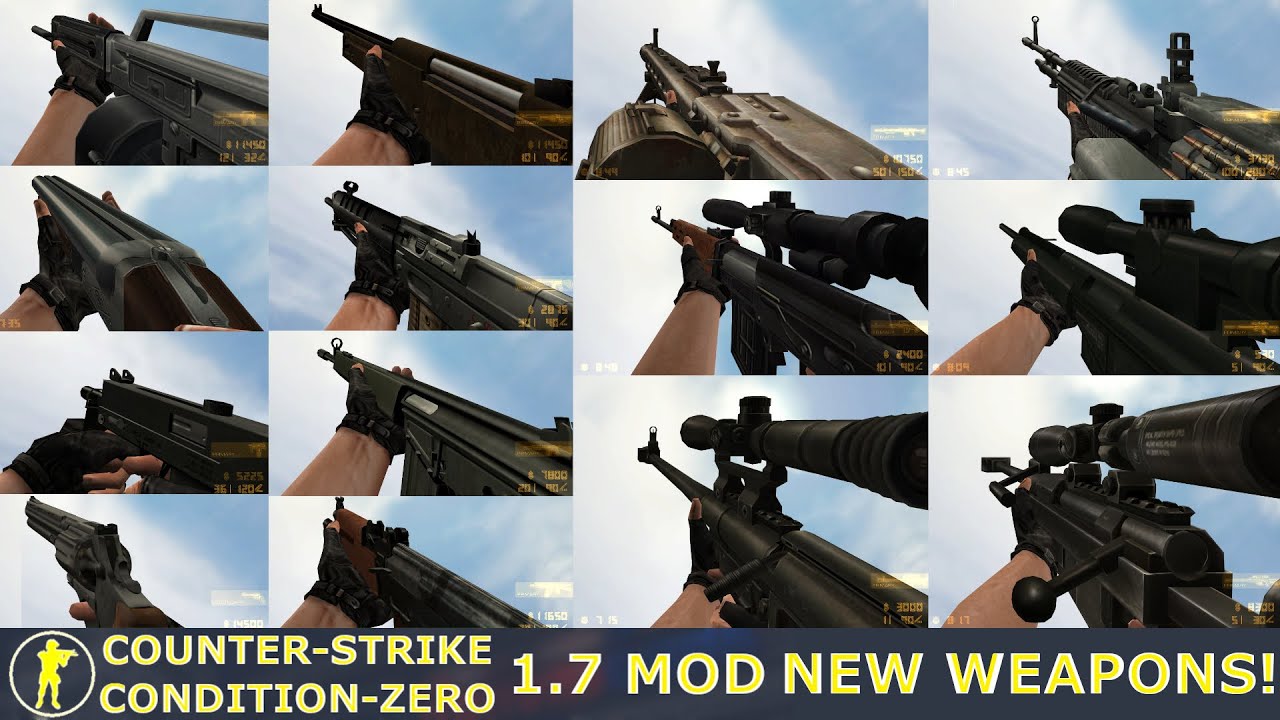 Cs Cz 1 7 Mod All Weapons Youtube