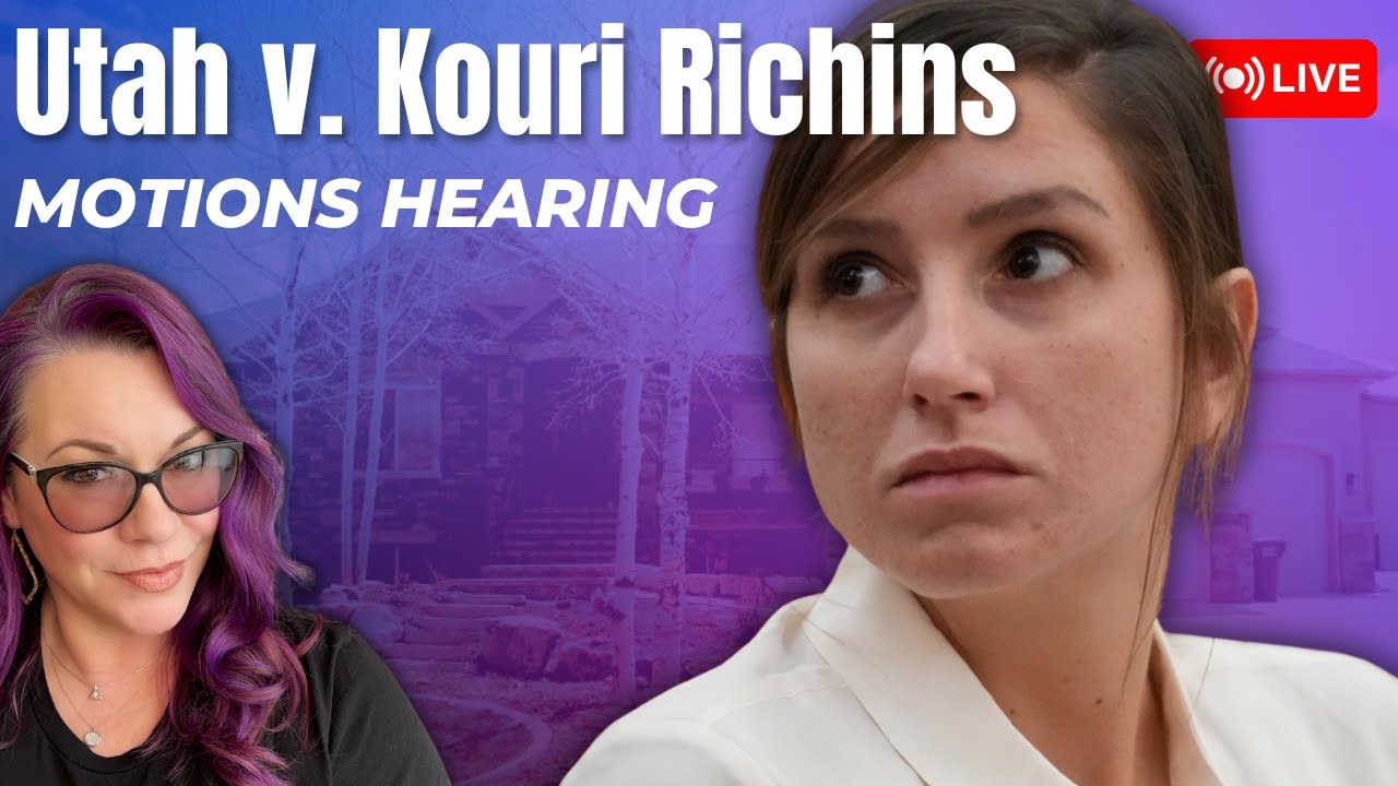 Live Court Utah V Kouri Richins Motions Hearing Bail Severance And