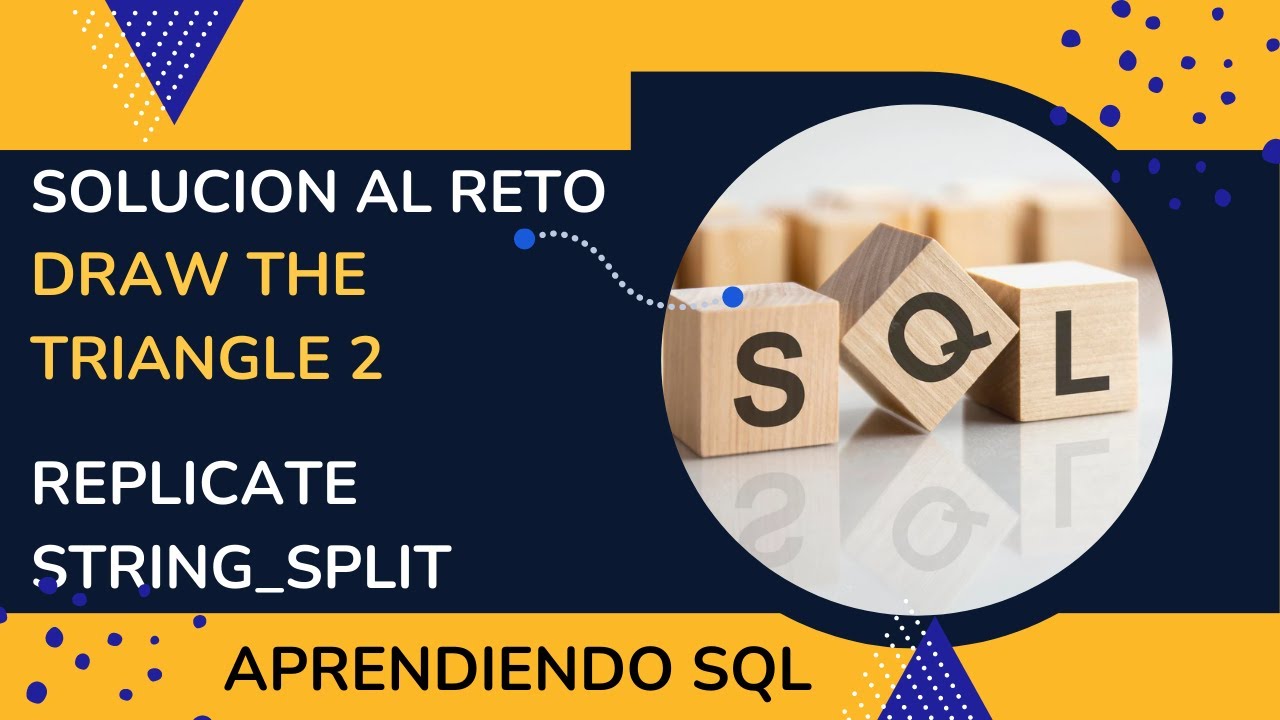 Sql Draw The Triangle 2 Youtube