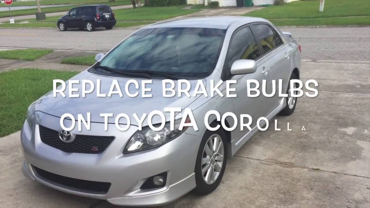 How To Replace Brake Light Bulb Toyota Corolla Hatch 2010
