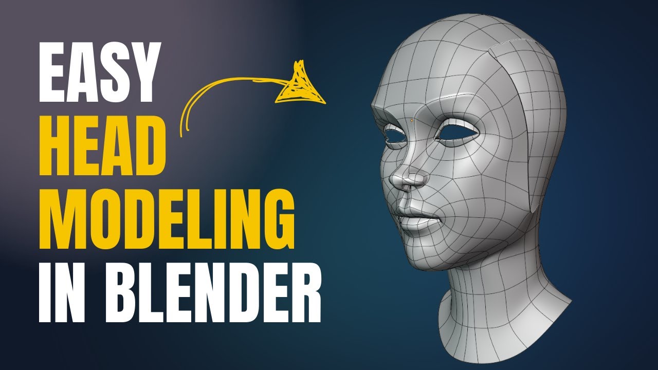 How To Model A Realistic Head In Blender Youtube
