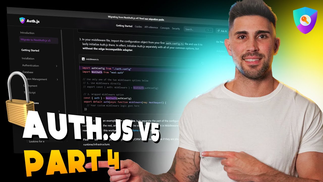 Auth Js V5 Middleware Tutorial Explanation Youtube