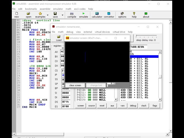 X86 16 8086 Assembly With Afd Error But Emu8086 Emu8086 Basic Tutorial