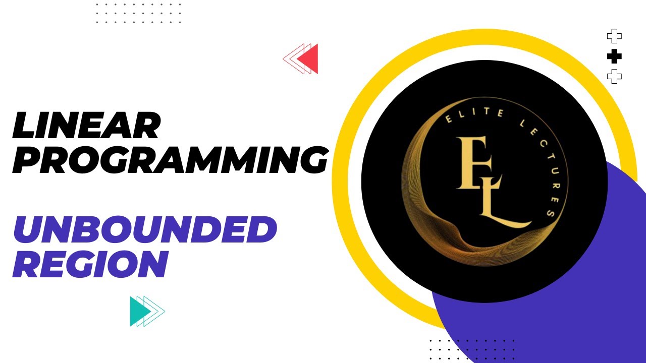 Linear Programming Unbounded Region Youtube