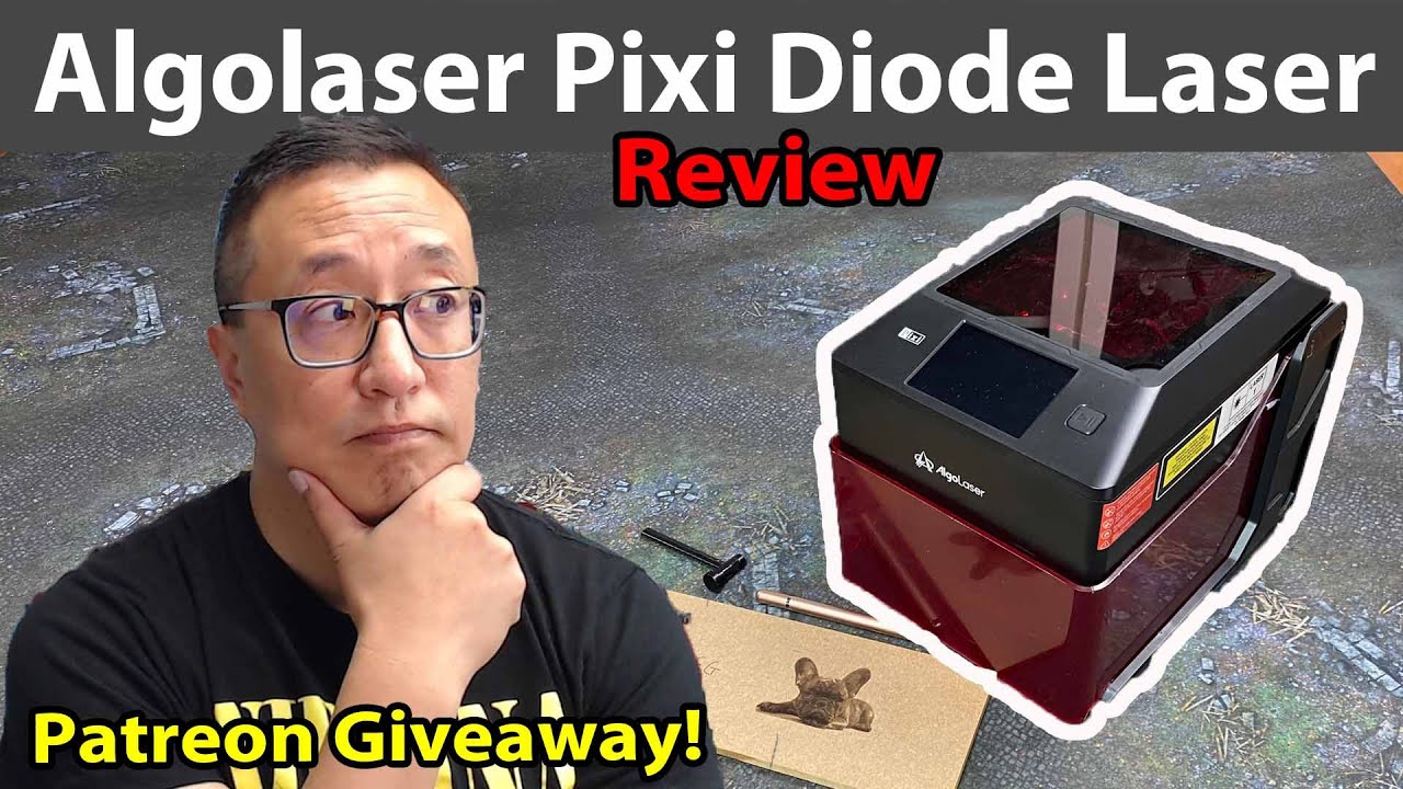 Algolaser Pixi 10w Diode Laser Review Giveaway Youtube