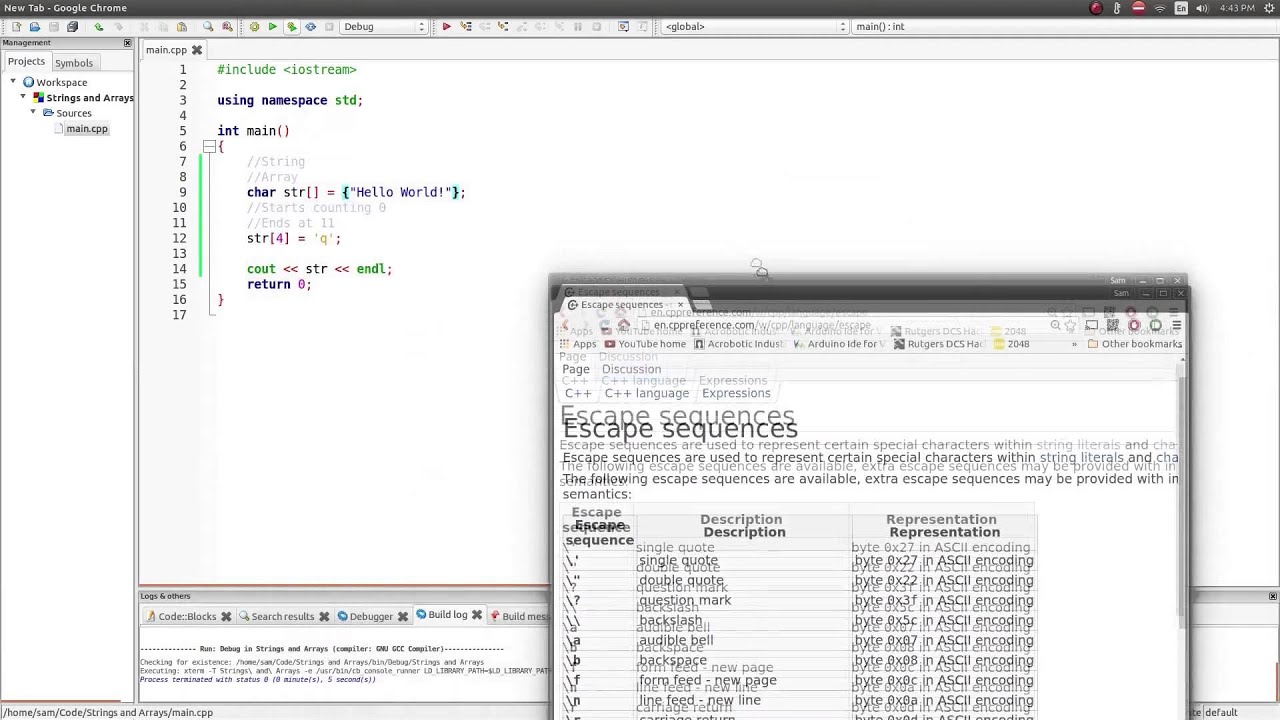 Strings Arrays In Programming Youtube