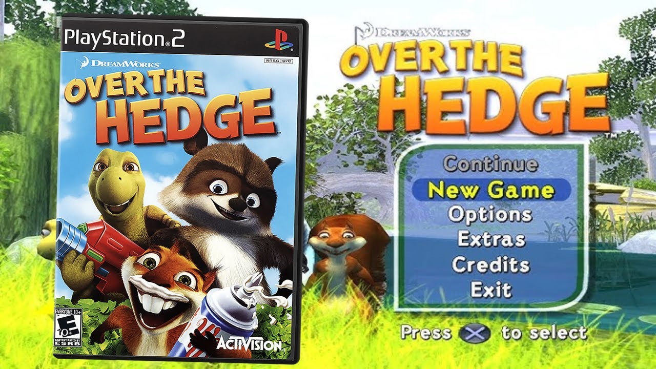 Over The Hedge Ps2 Gameplay Hammy Is Scary Youtube