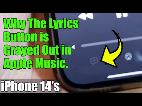 Why The Lyrics Button Is Grayed Out In Apple Music On Iphone Ios 16