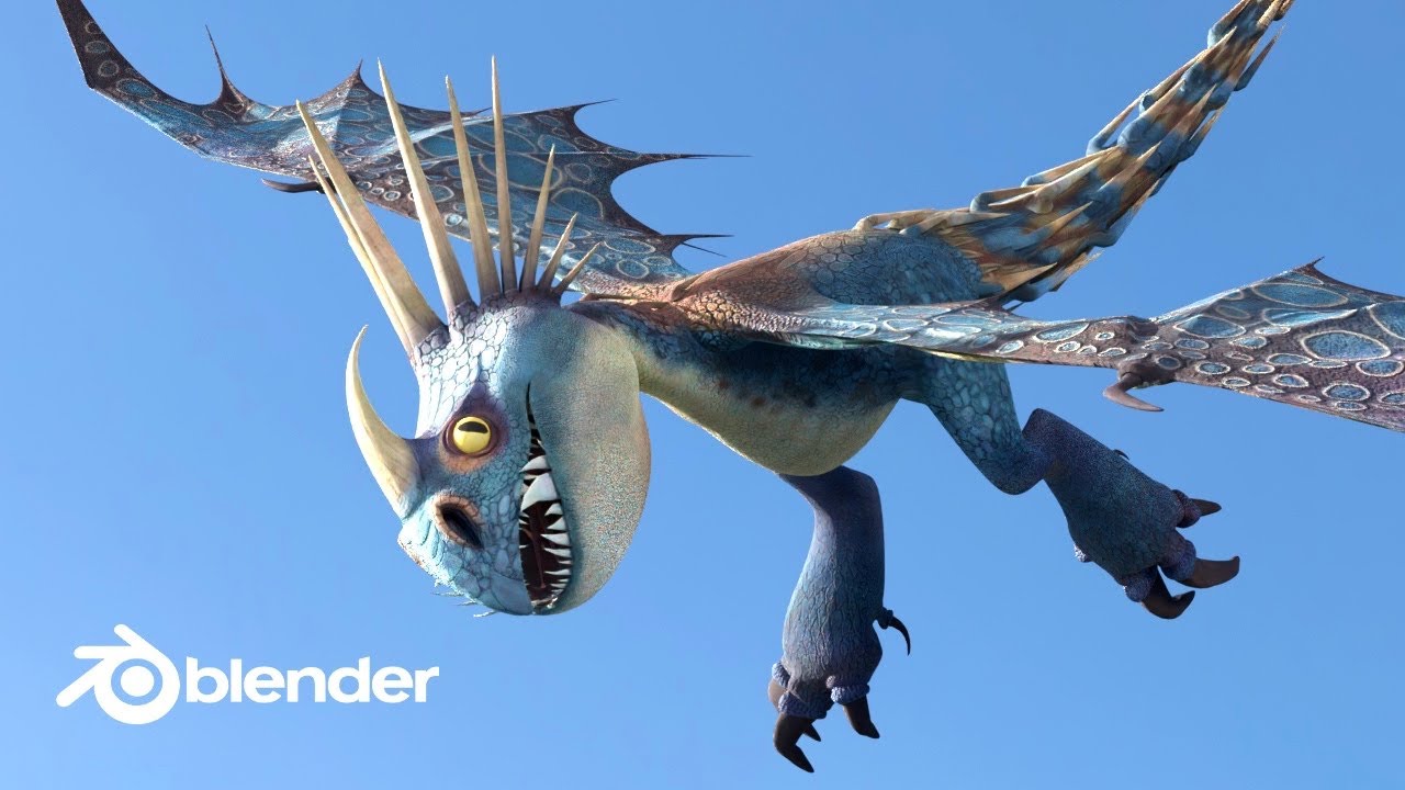 Stormfly Animation Httyd Blender Animation Youtube