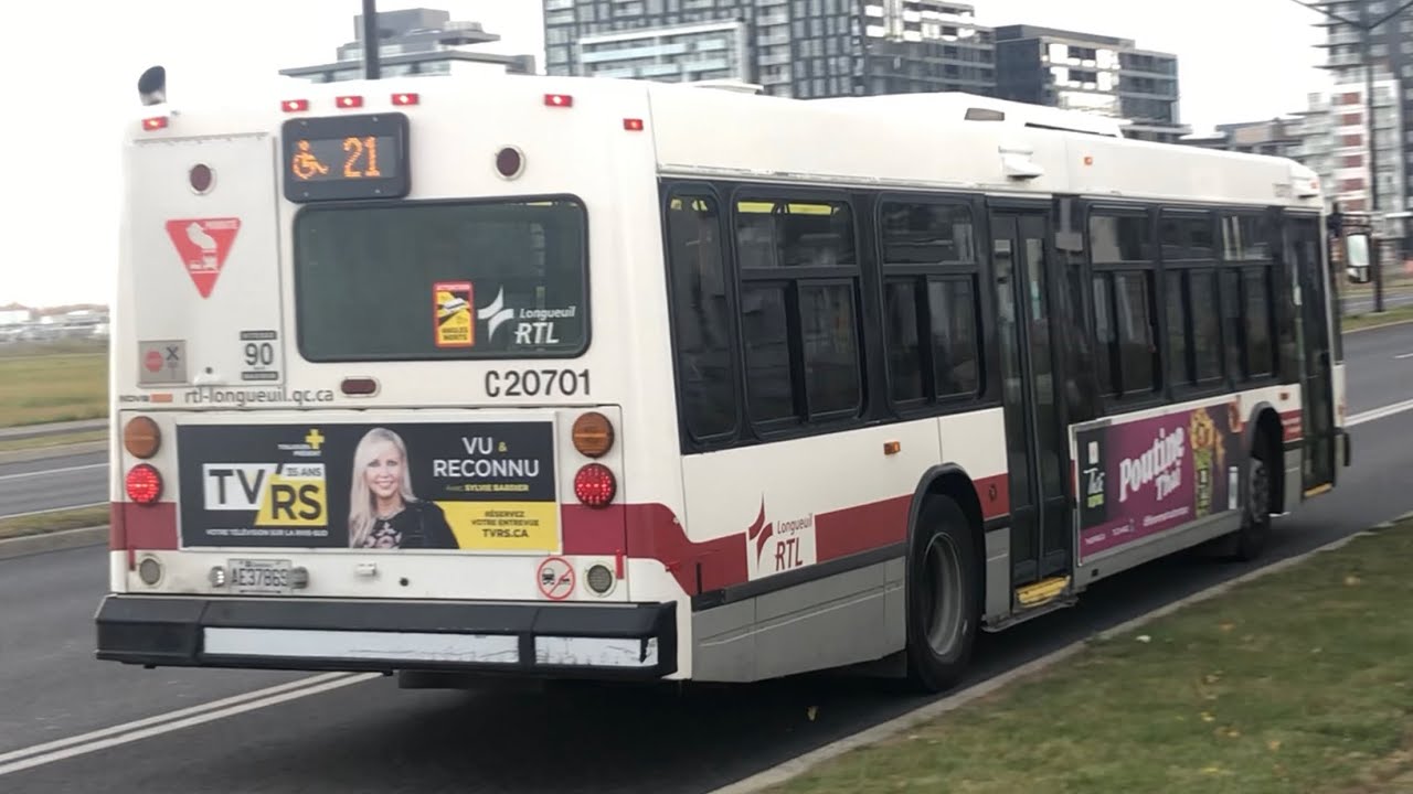 Rtl Longueuil 2007 Novabus Lfs 20701 Rare Ride On The Oldest Model On