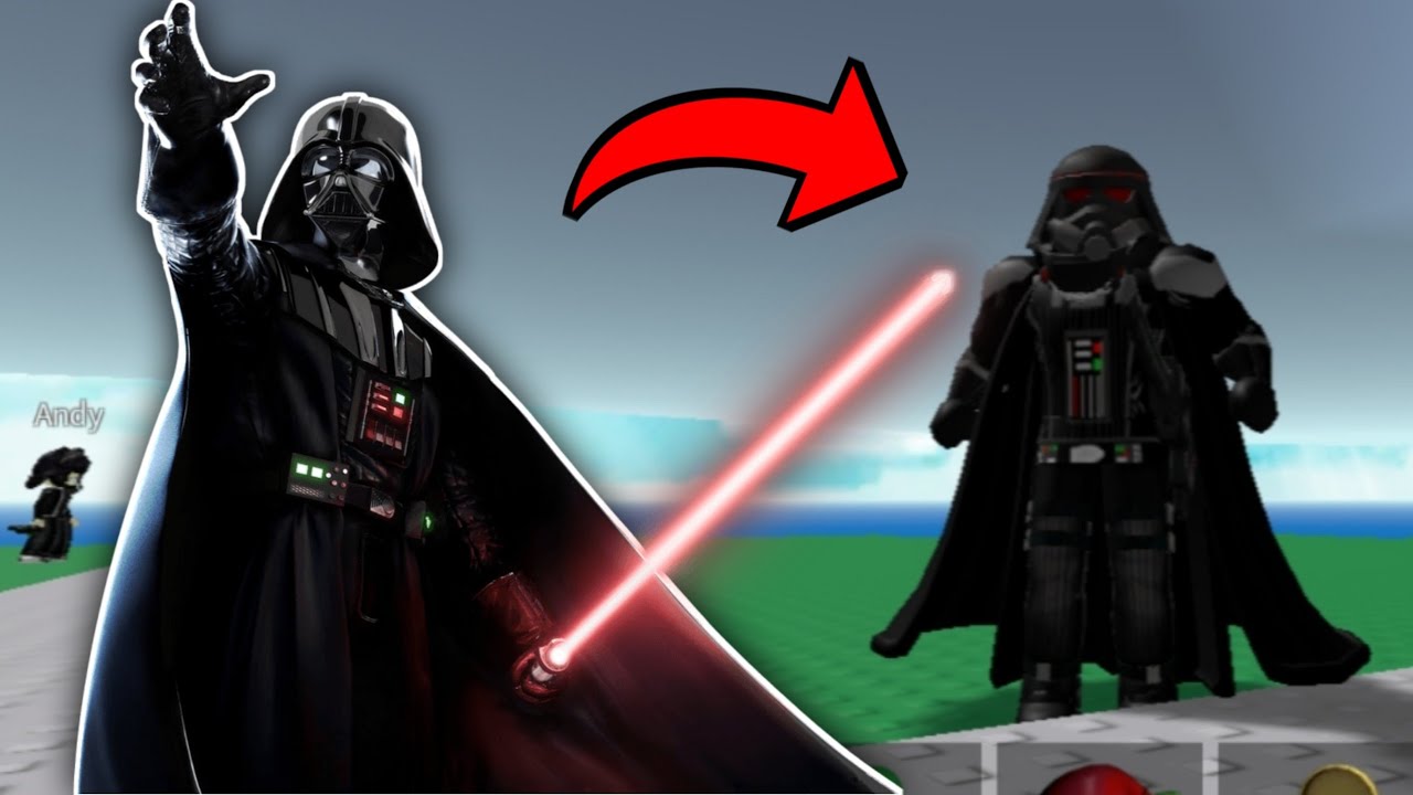 My Darth Revan And Darth Vader Avatar On Roblox Check Description