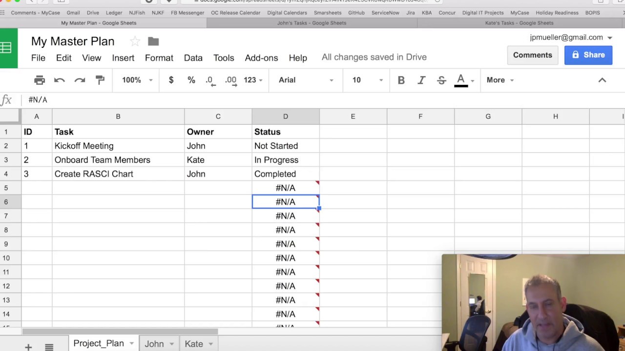 How To Link Multiple Google Sheets Youtube
