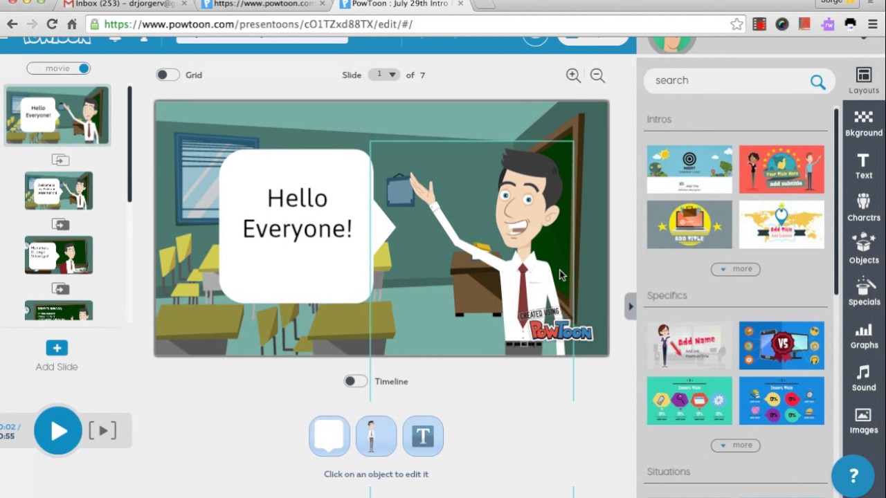 Powtoon Tutorial 1 Of 4 Youtube