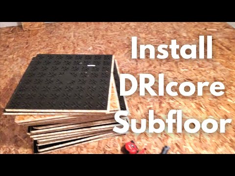 Dricore Subfloor Installation How To Youtube