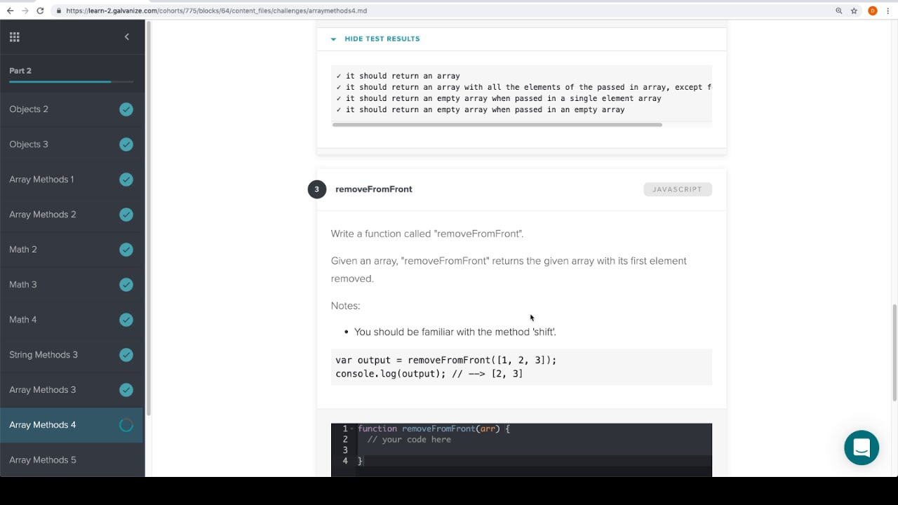 Module 1 Array Methods 4 Youtube