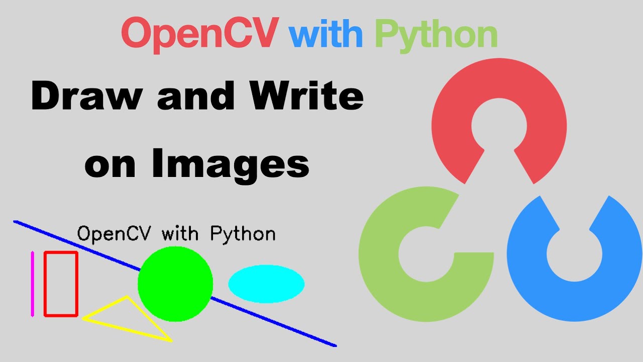 Opencv With Python 8 Drawing Functions Youtube