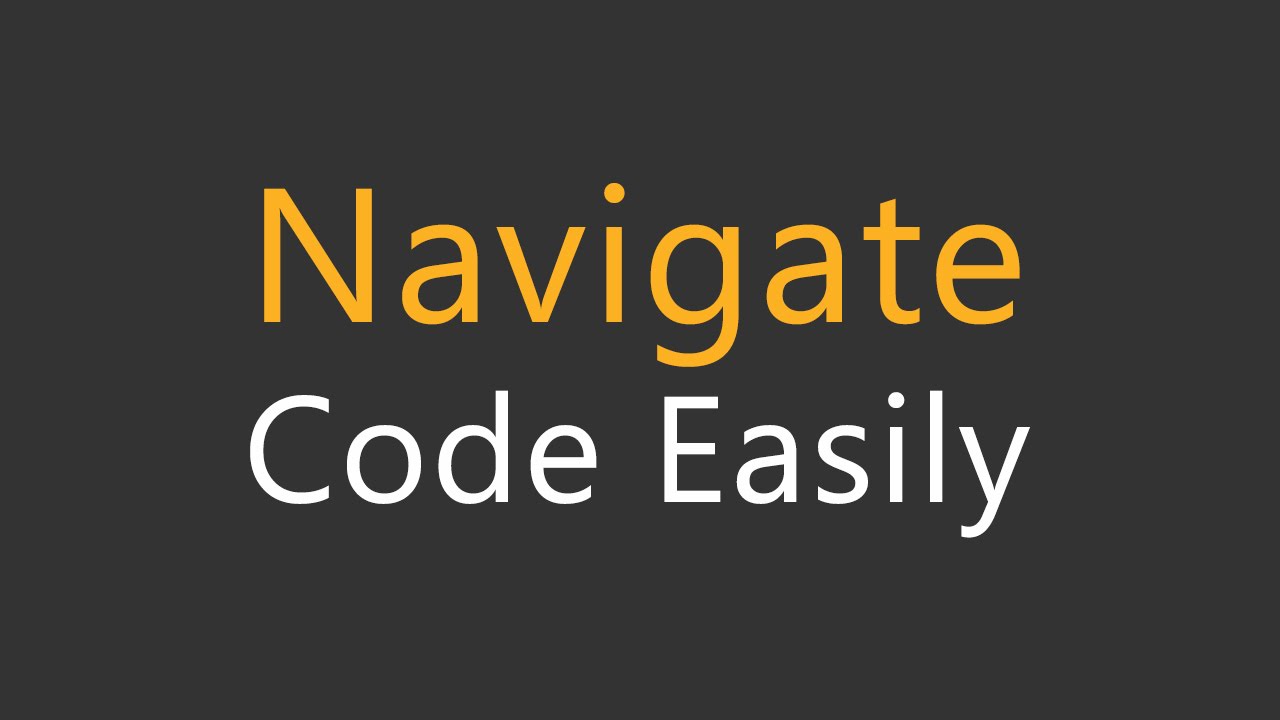 3 8 Visual Studio Tips How To Navigate Code Easily Youtube