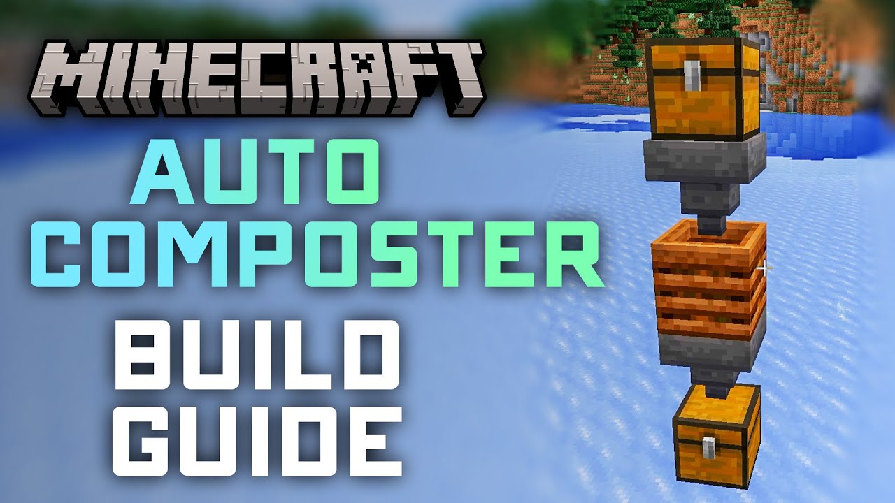 How To Create A Simple Easy Automatic Composter In Minecraft Java 1