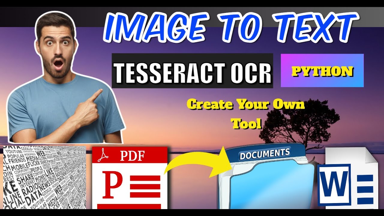 Convert Extract Text From Images In Python Tesseract Opencv Youtube