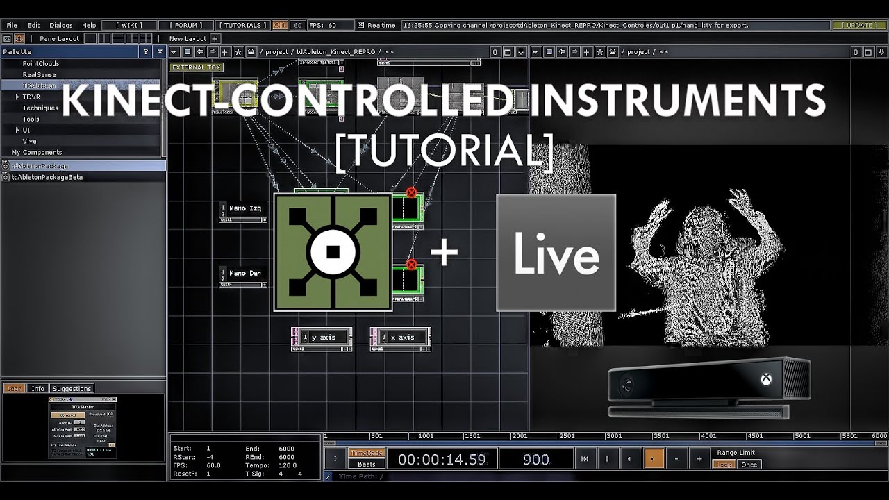 Tutorial Movement Controlled Instruments Touchdesigner Ableton