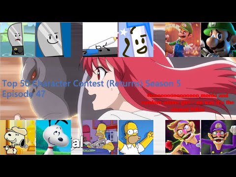 Top 50 Character Contest Returns Season 5 47 Closed Youtube