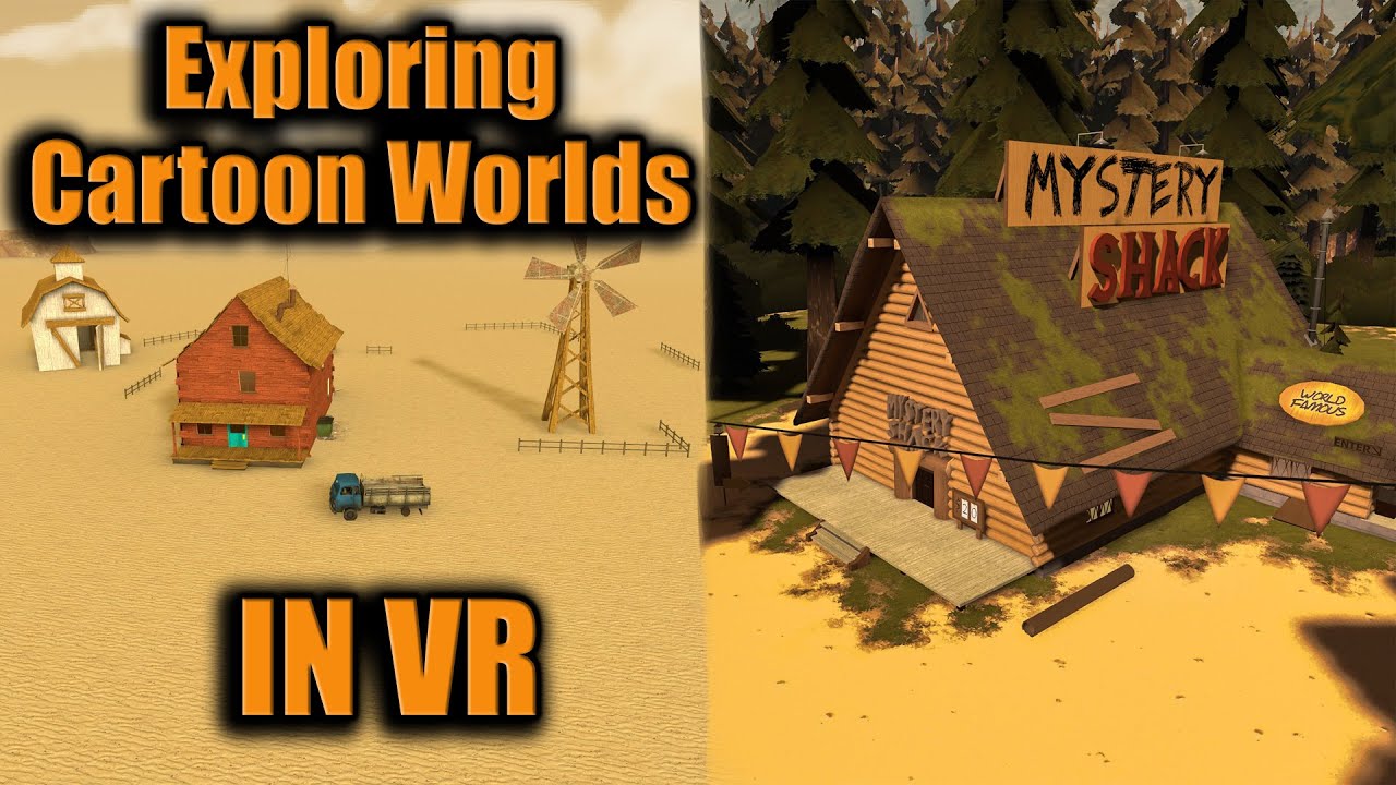 Gmod Vr Exploring Cartoon Worlds Secrets Youtube