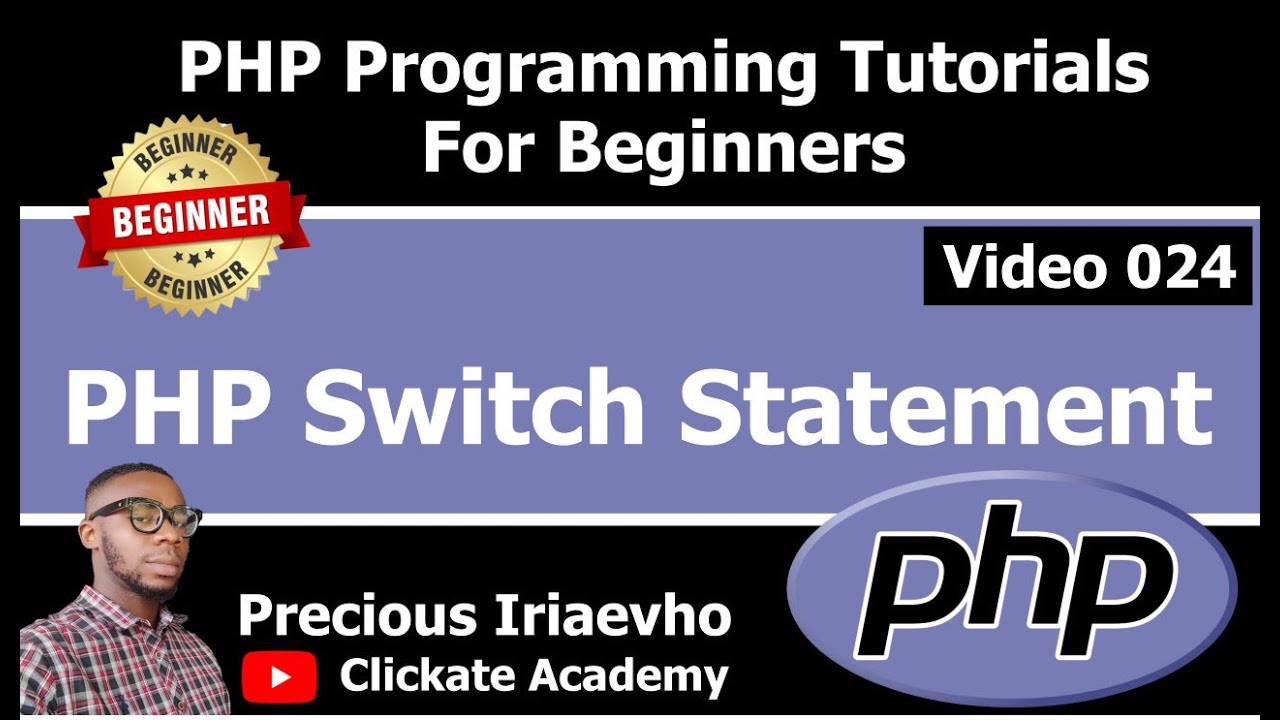 024 Php Switch Statement Php Tutorial For Beginners Full Course