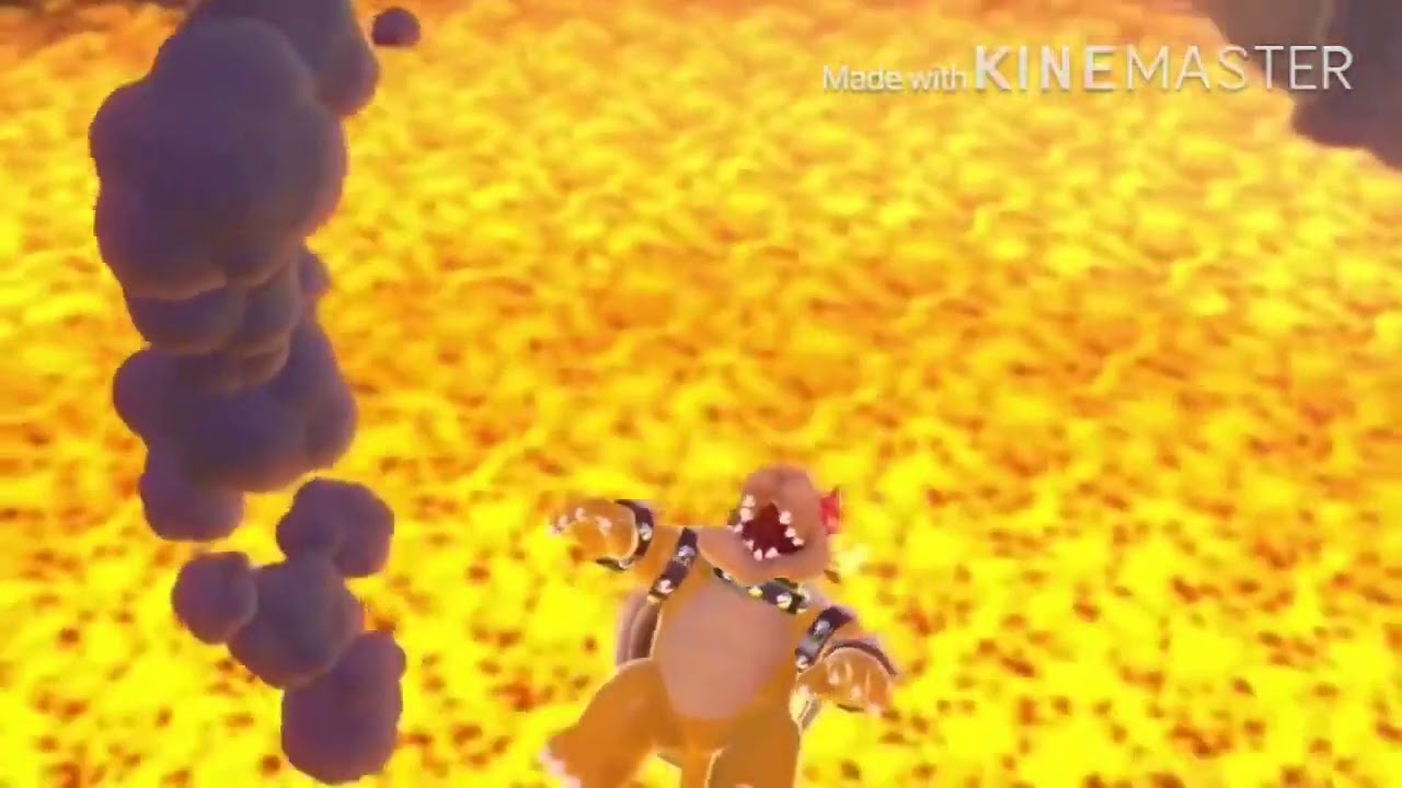 Bowser Falling In Lava Meme Youtube