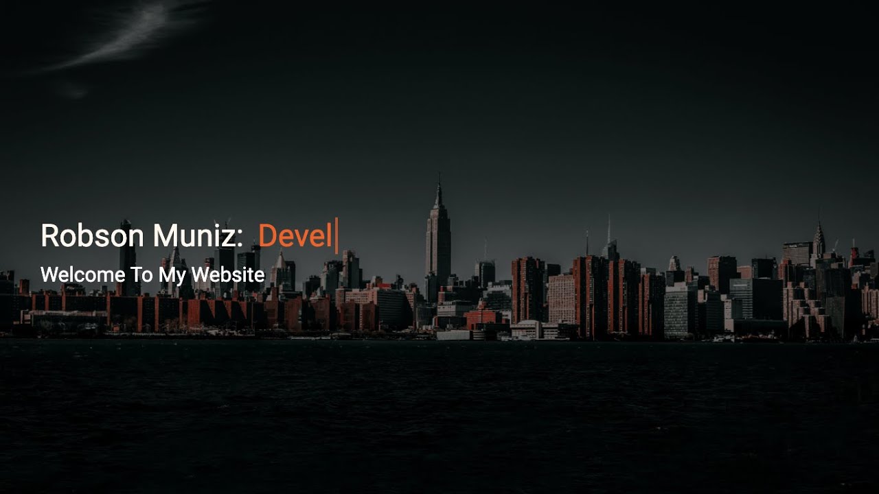 Type Writer Effect Javascript Youtube